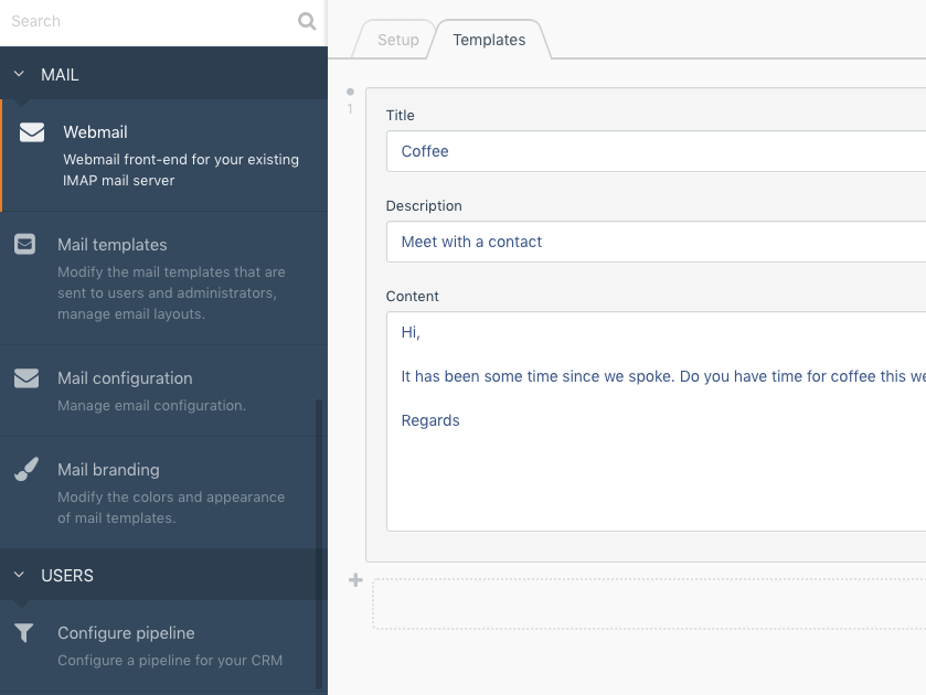 Webmail Beta [DEPRECATED] plugin - October CMS
